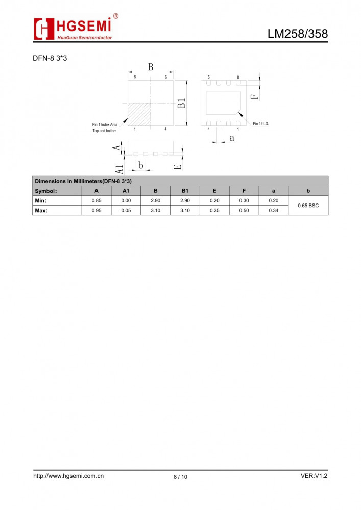 LM258M/TR datasheet page 8