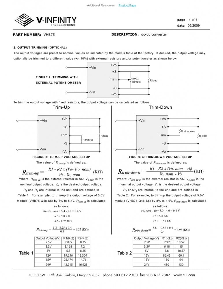 VHB75 datasheet page 4