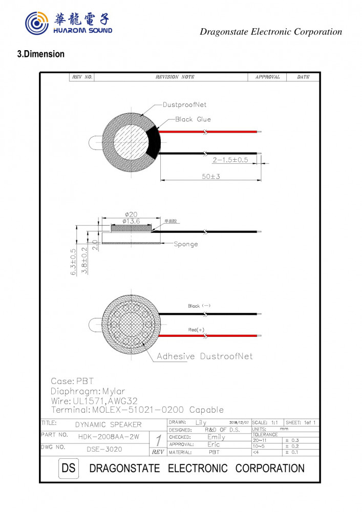 HDK-2008AA-2W reliability test page