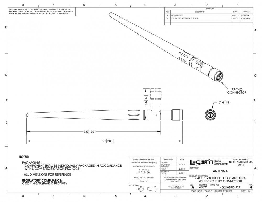 HG2405RD-RTP technical document page