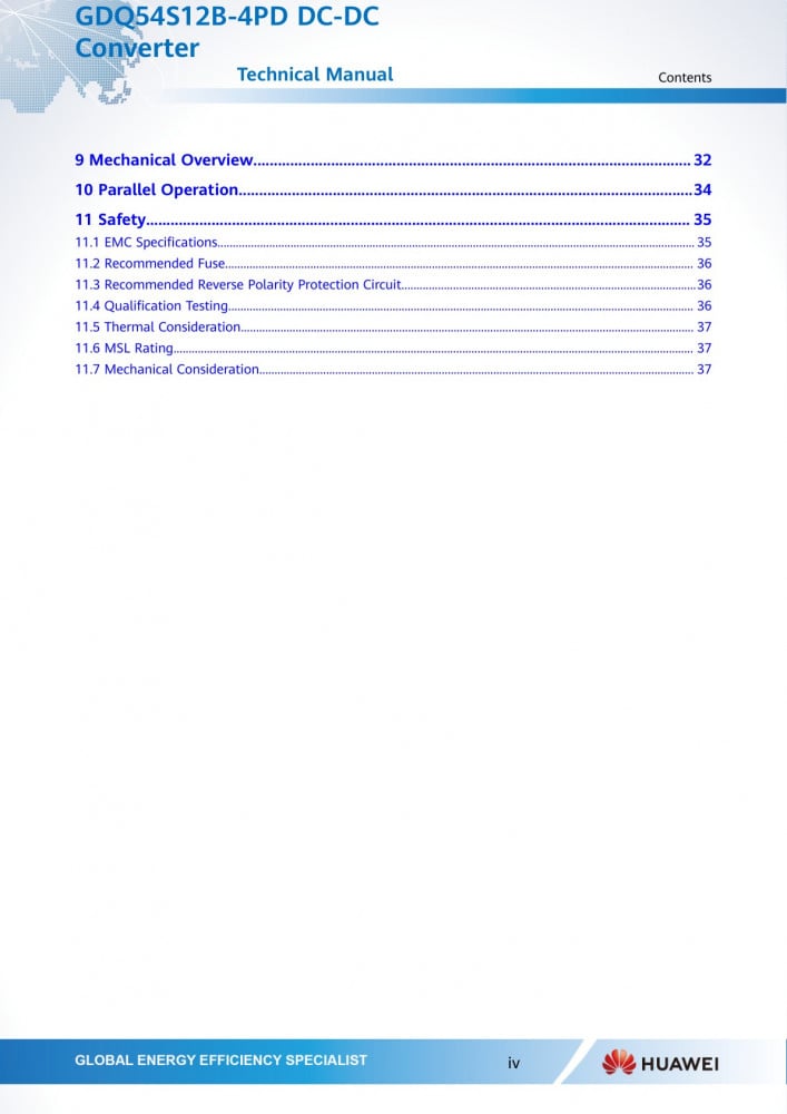 GDQ54S12B-4PD technical manual page 5