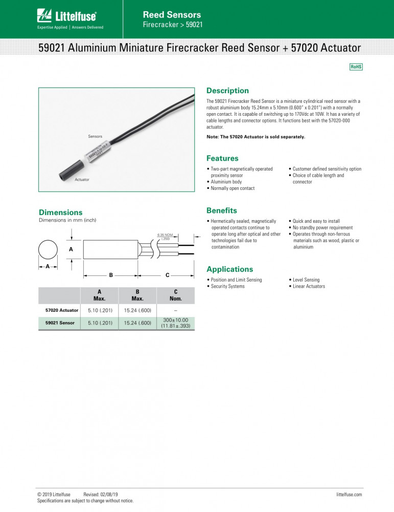 59021-1-S-01-A technical document page 1