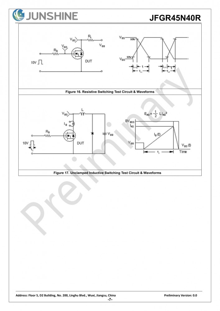 JFGR45N40R datasheet page 7