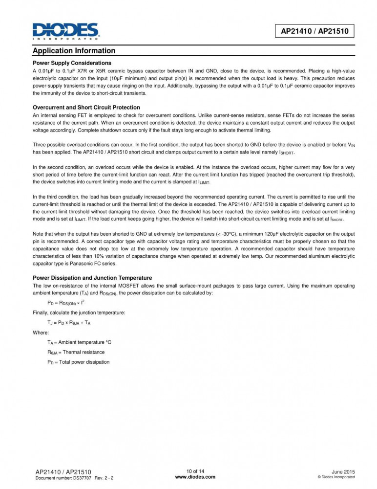 AP21510FM-7 datasheet page 10