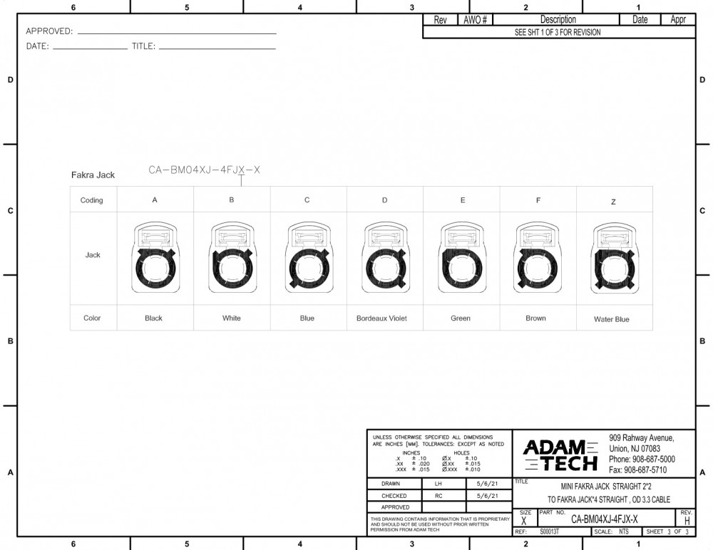 CA-BM04XJ-4FJX-X technical drawing, page 3