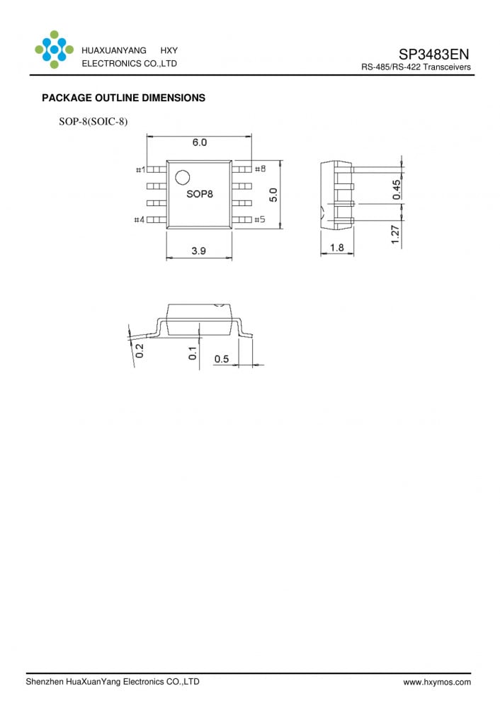 SP3483EN-HXY datasheet page 10