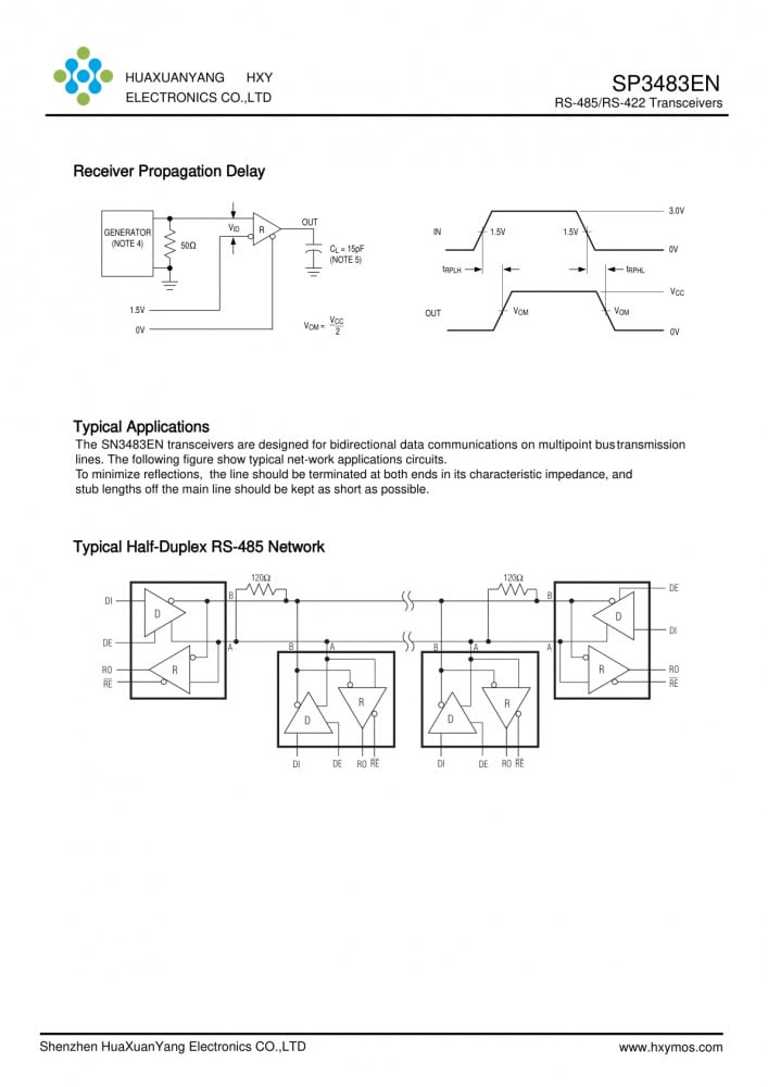SP3483EN-HXY datasheet page 9