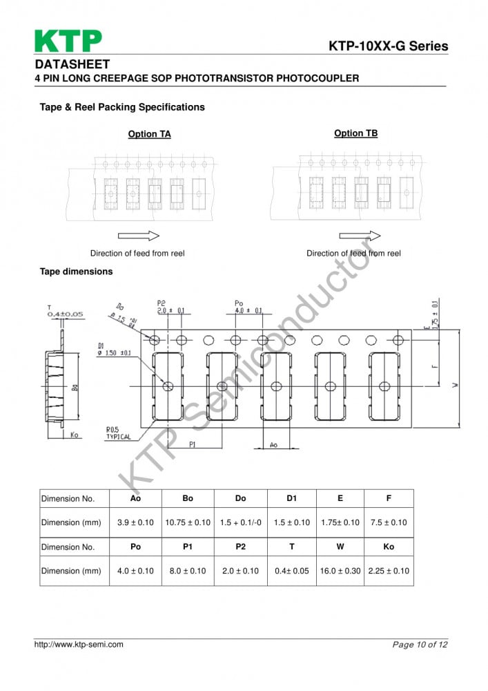 KTP-1019 datasheet page 10
