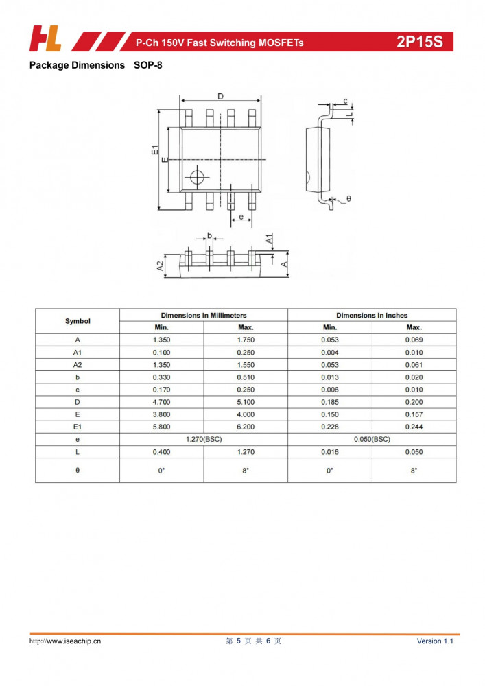 HL 2P15S datasheet page 5
