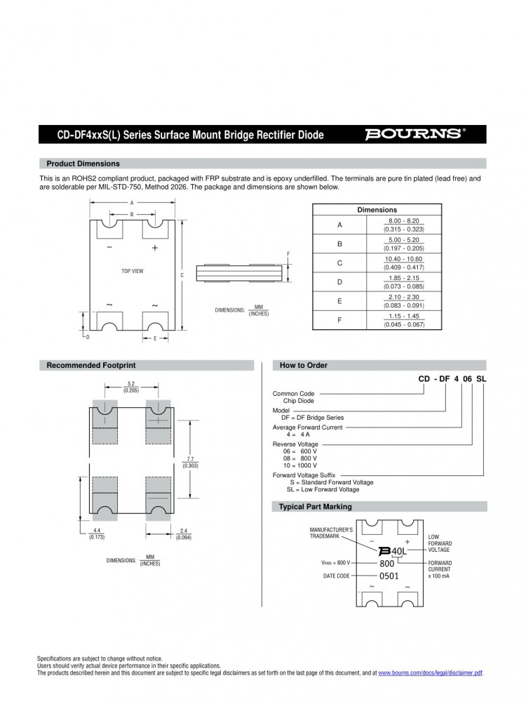 CD-DF410S datasheet page 3