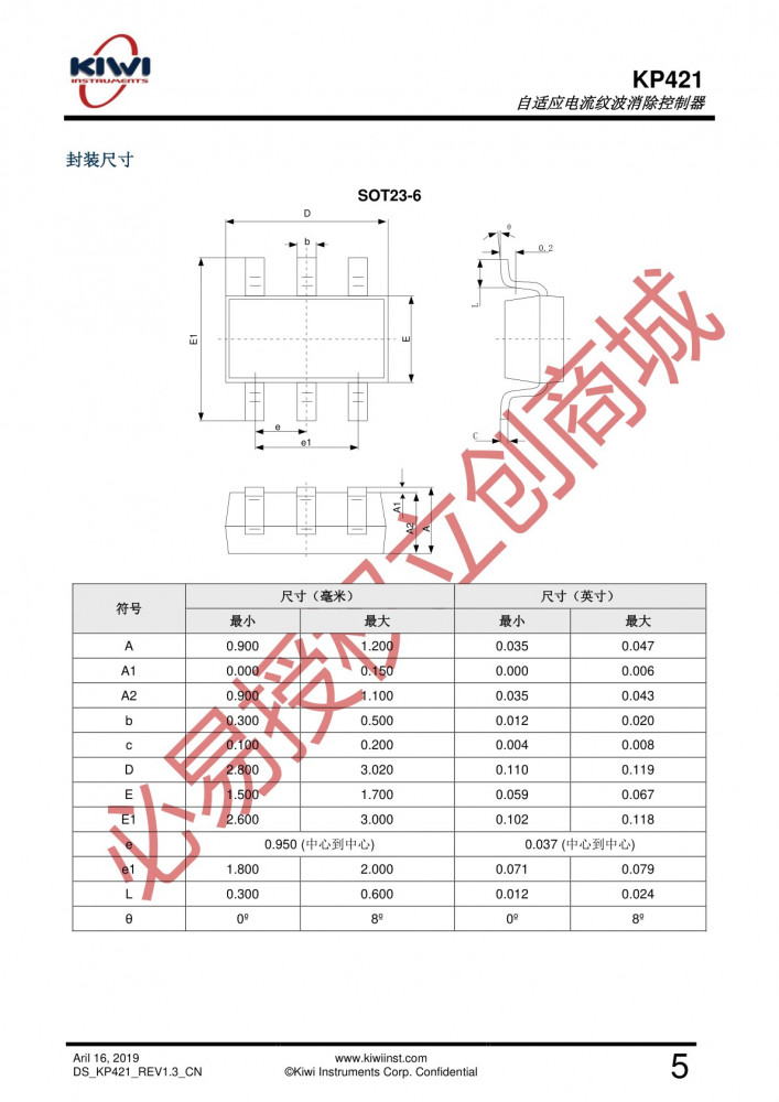 KP421SPA datasheet page 5