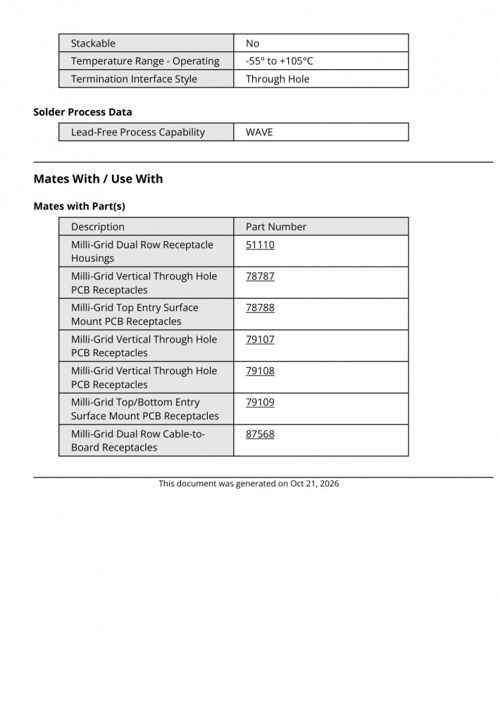 MOLEX 878334820 technical document image, page 4