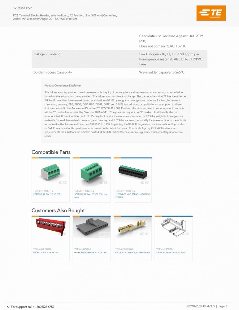 TE Connectivity 1-1986712-2 product drawing page 3