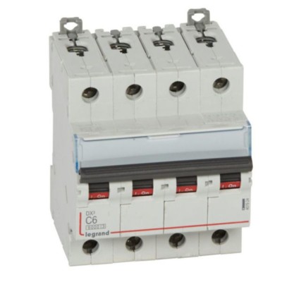 MCB DX3 6000A 4 pole 6A curve C for sale