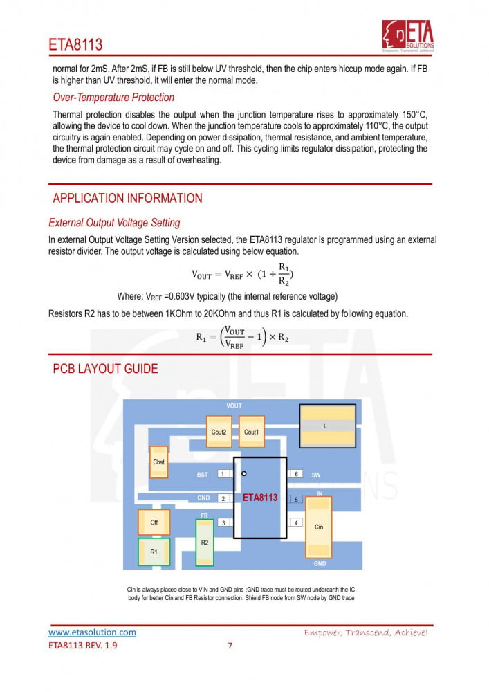ETA8113S2G datasheet page 7