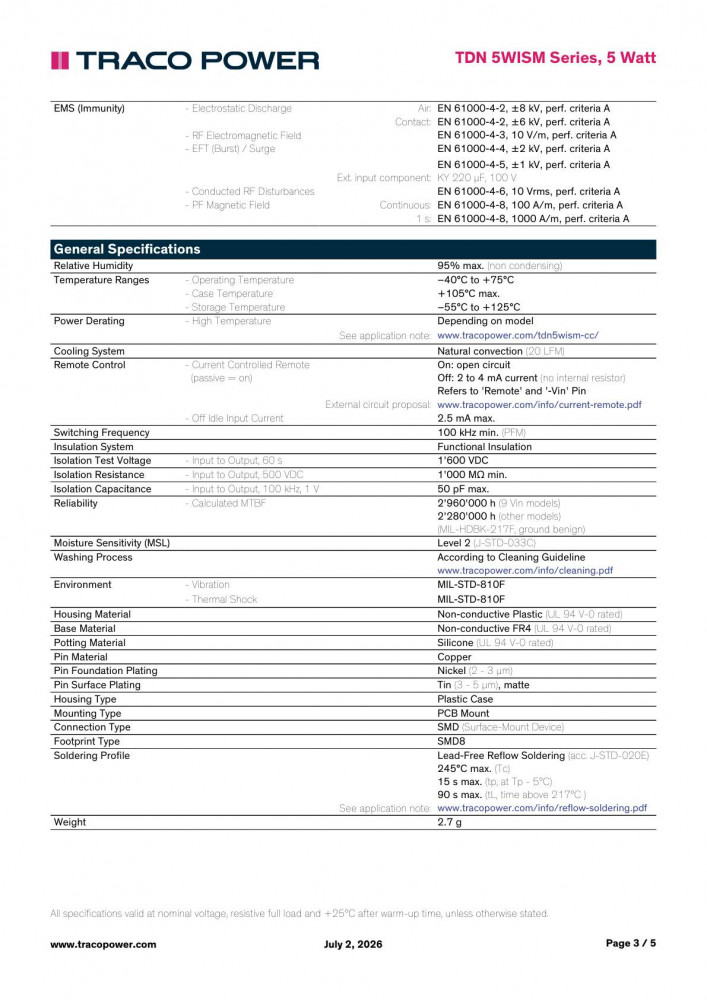 TDN 5WISM technical document page 3