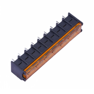DORABO DBT50G-7.62-7P-BK-P Barrier Blocks Chip – 7.62mm Pitch 7-Pin Black PCB Terminal Block