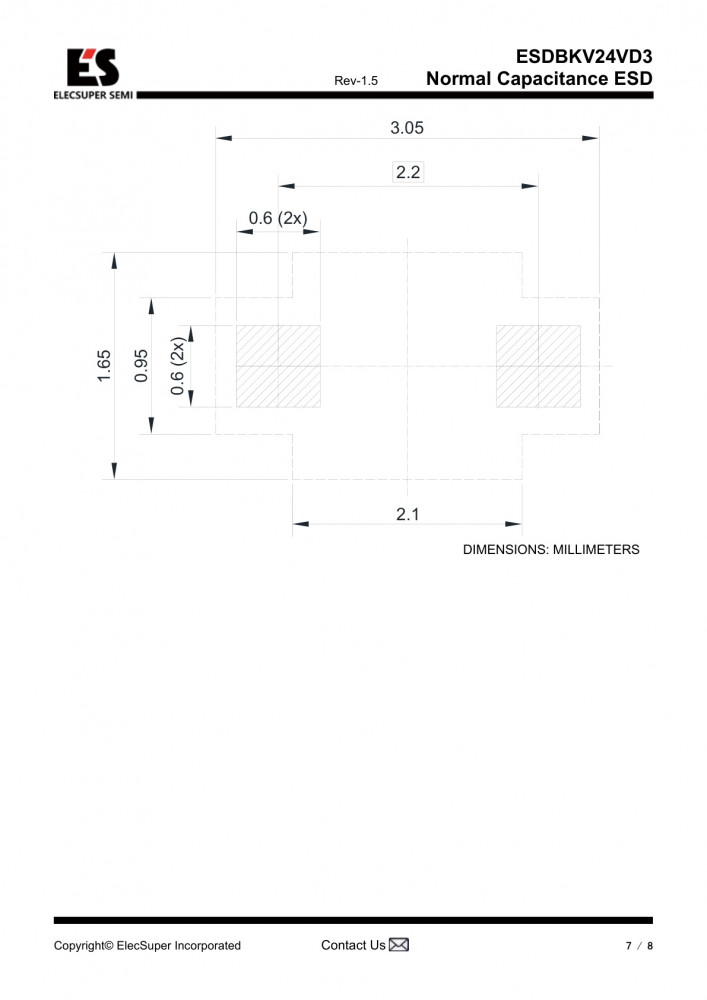ESDBKV24VD3 datasheet page 7