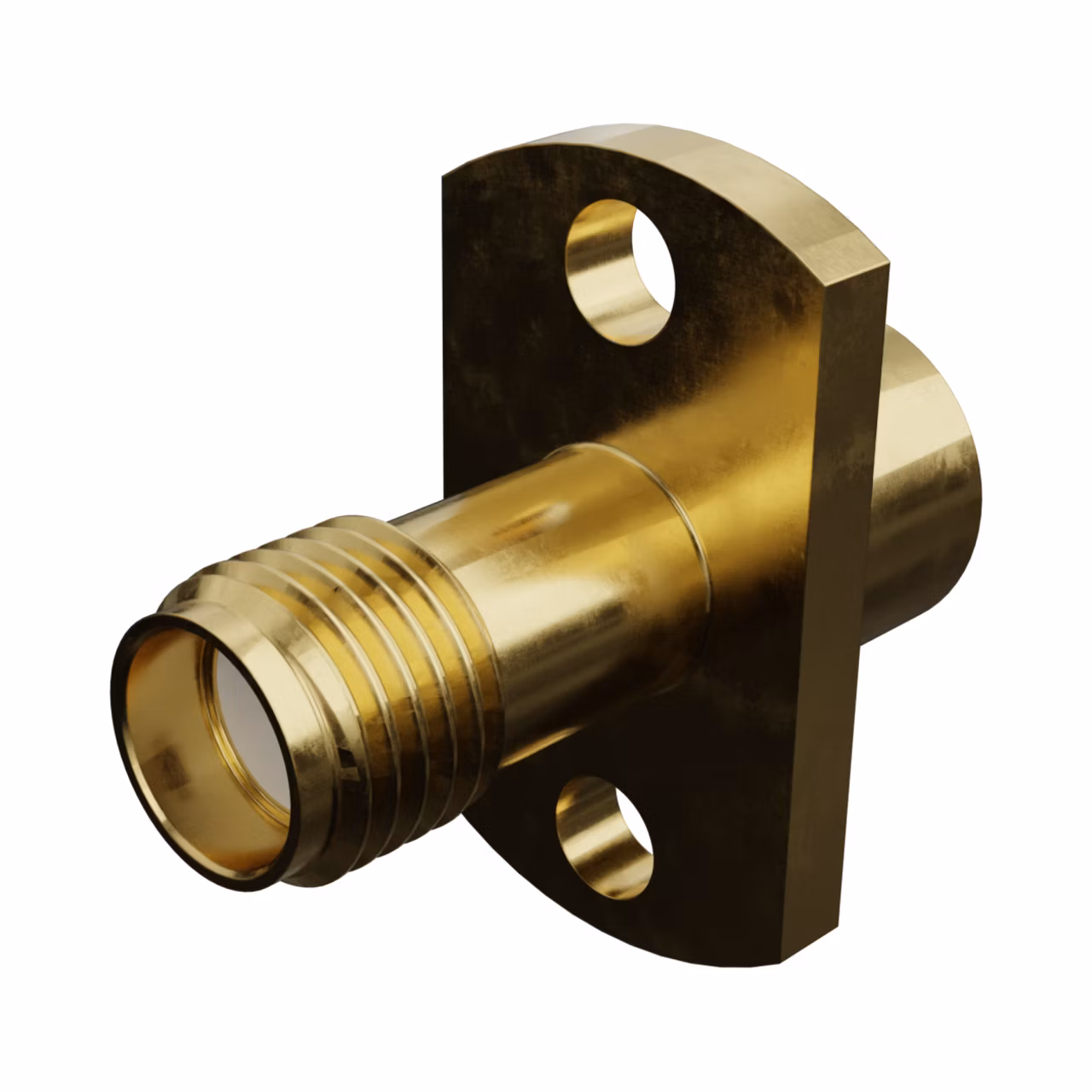 SMA Jack-to-SMP-MAX Plug, Smooth Bore, Between-Series Adapter, 2-Hole Flange Mount, Straight, Tray, 50 Ohms for sale