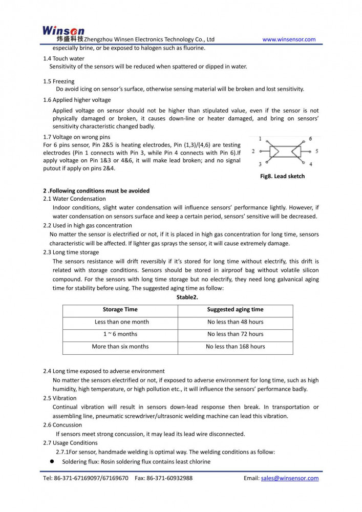 MQ-7 manual page 6