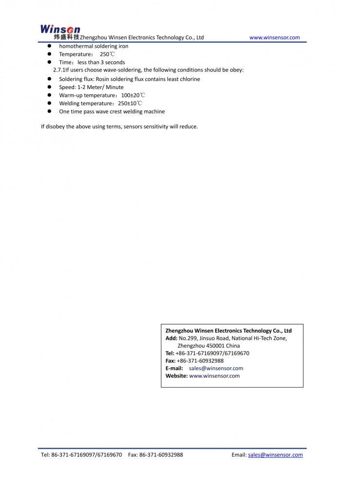 MQ-7 manual page 7