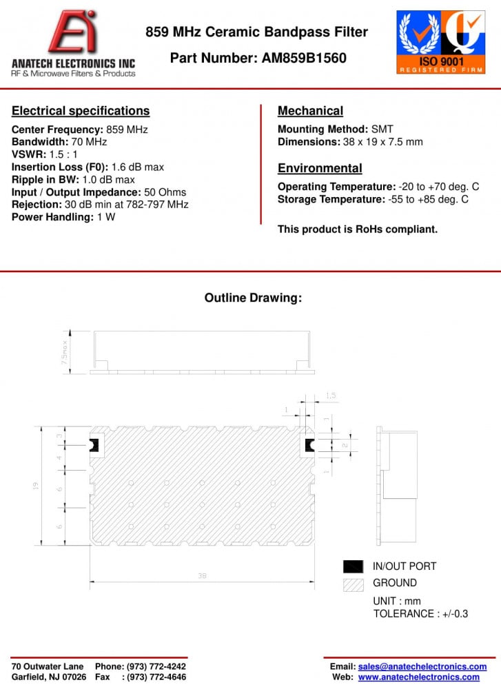 AM859B1560 technical document page