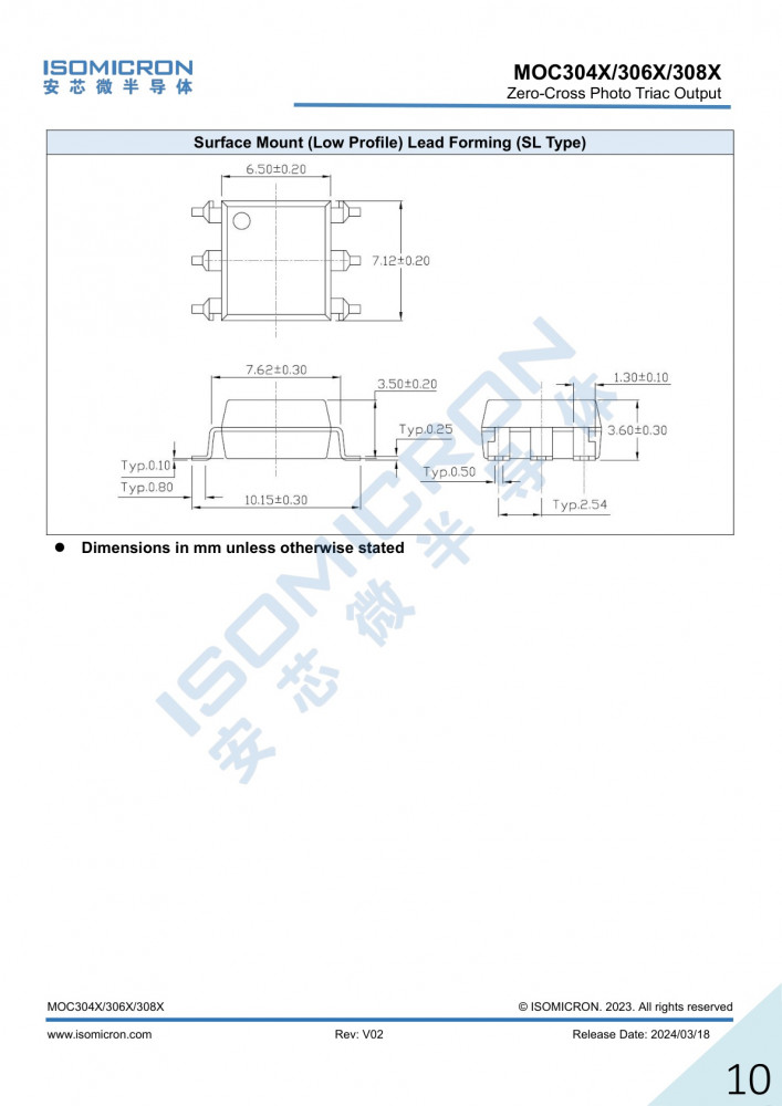 MOC3082VPE-AXW datasheet page 10