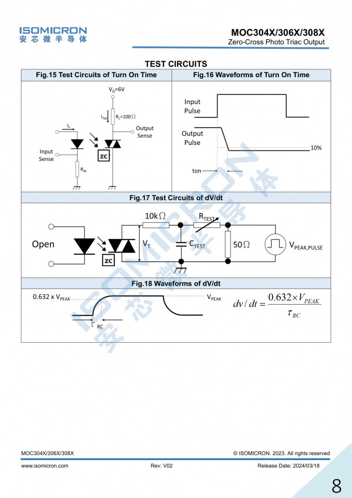 MOC3082VPE-AXW datasheet page 8