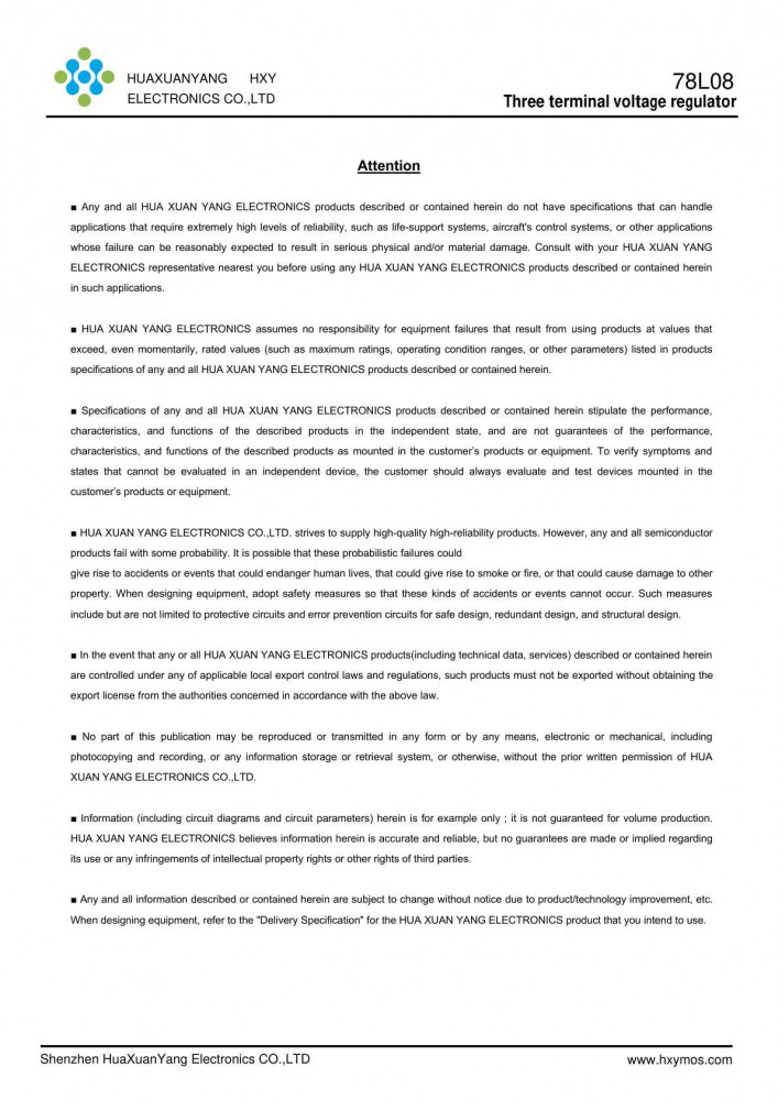 78L08 datasheet page 5
