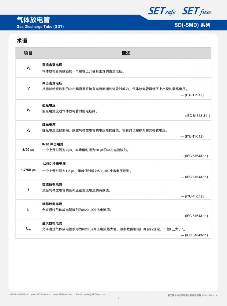 SET SD601A-SMD datasheet page 7