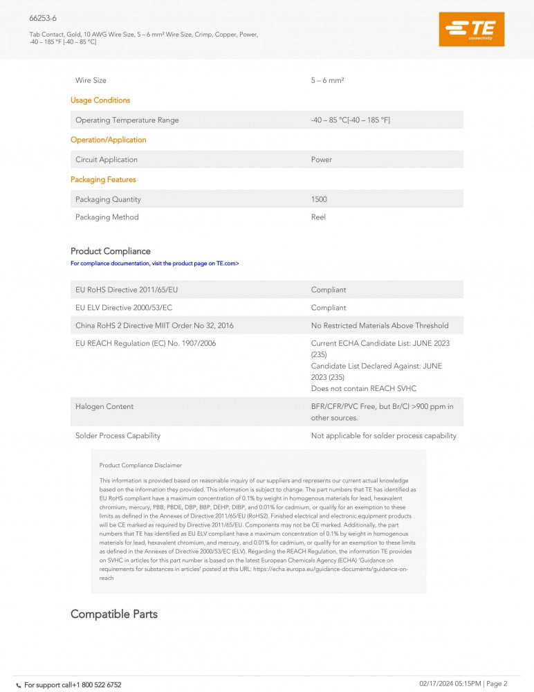 66253-6 technical document page 2