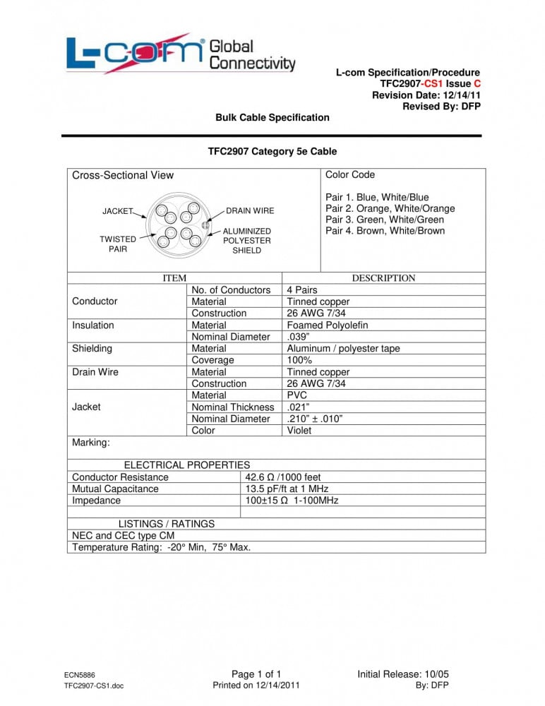 TFC2907 technical document