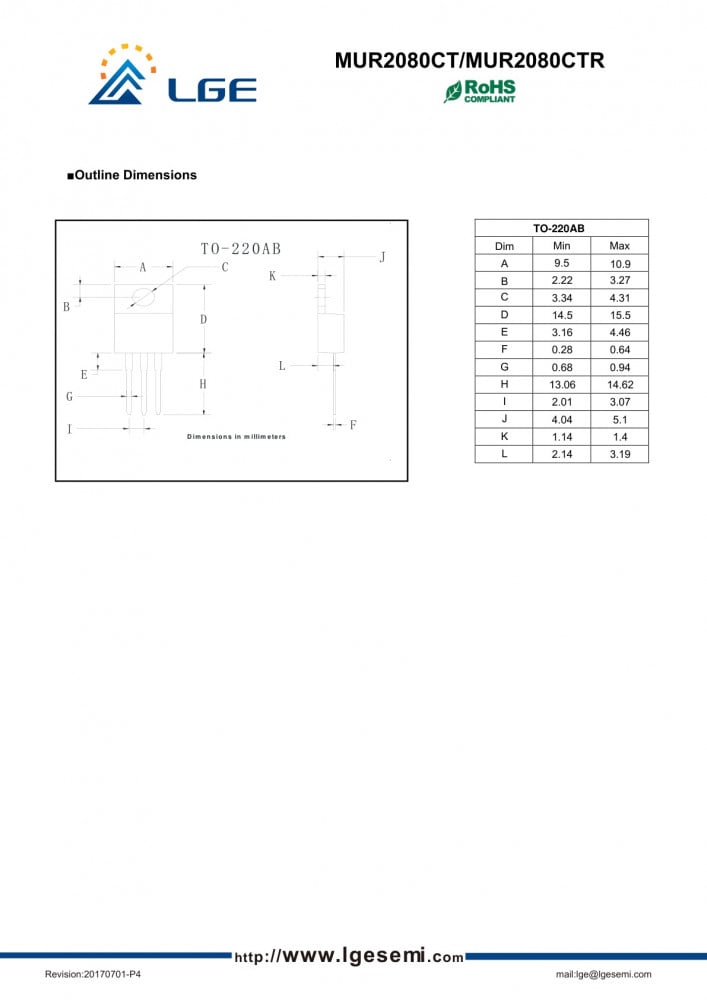 MUR2080CT datasheet page 4