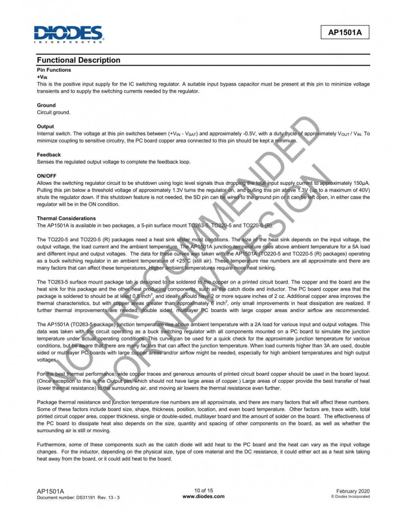 AP1501A datasheet page 10