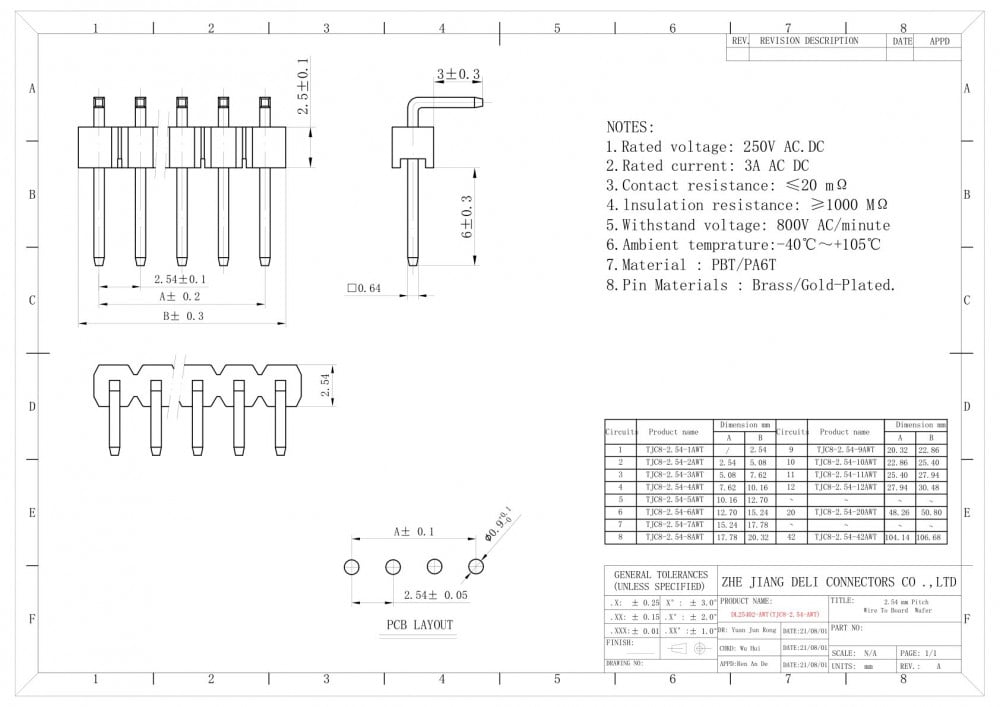 DLL TJC8-2.54-T drawing page 5