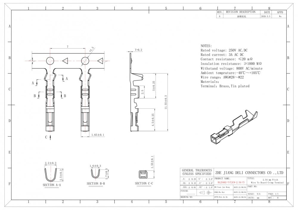 DLL TJC8-2.54-T drawing page 7