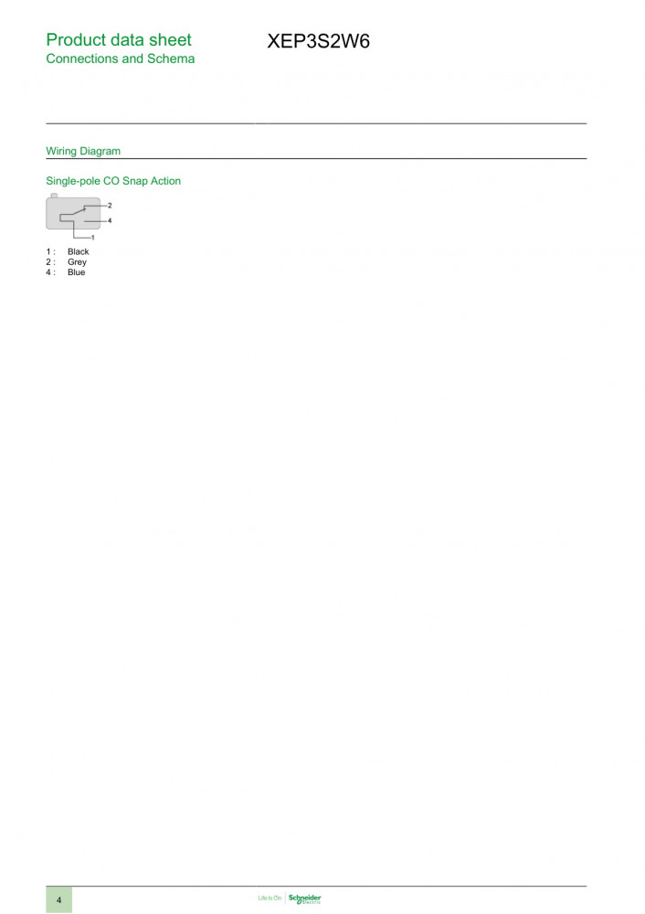 XEP3S2W6 technical document page 4