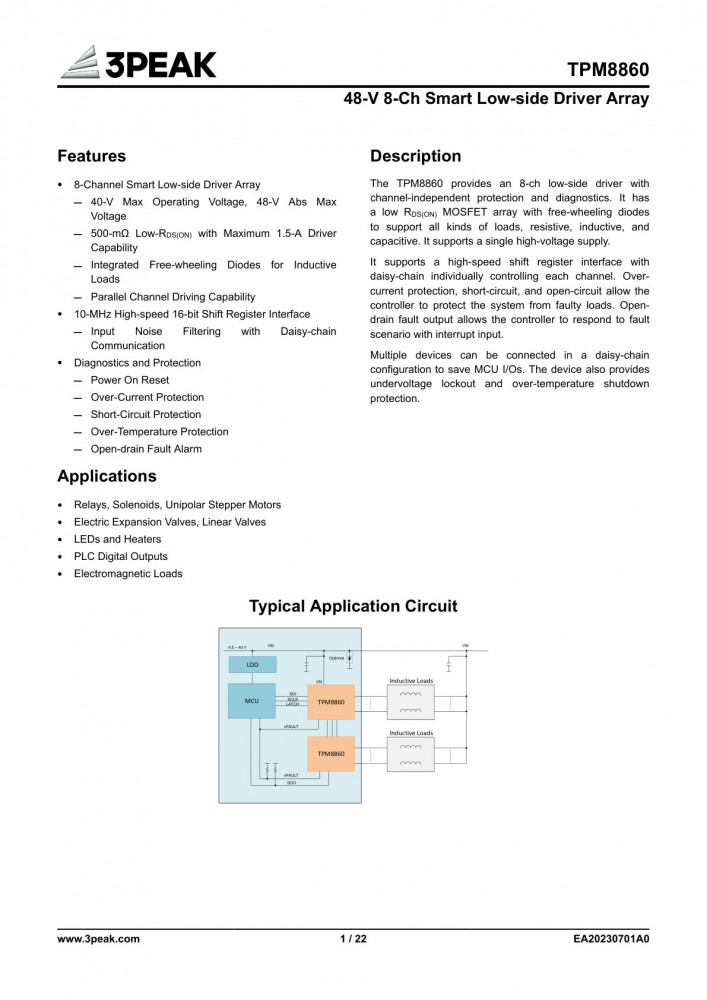 TPM8860-TSBR datasheet page 1