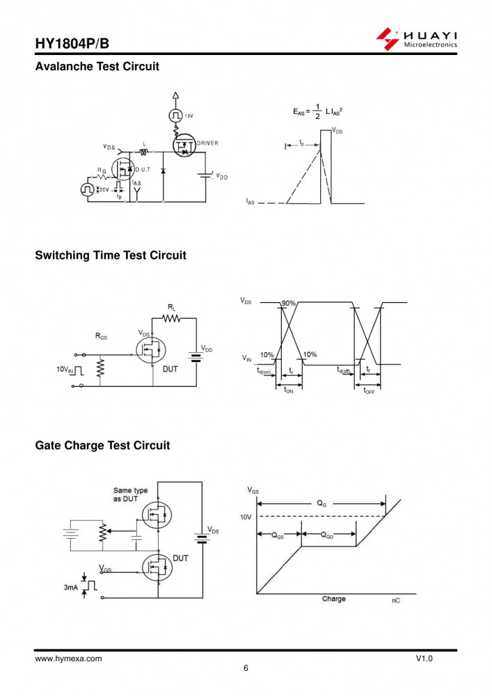 HY1804P datasheet page 6