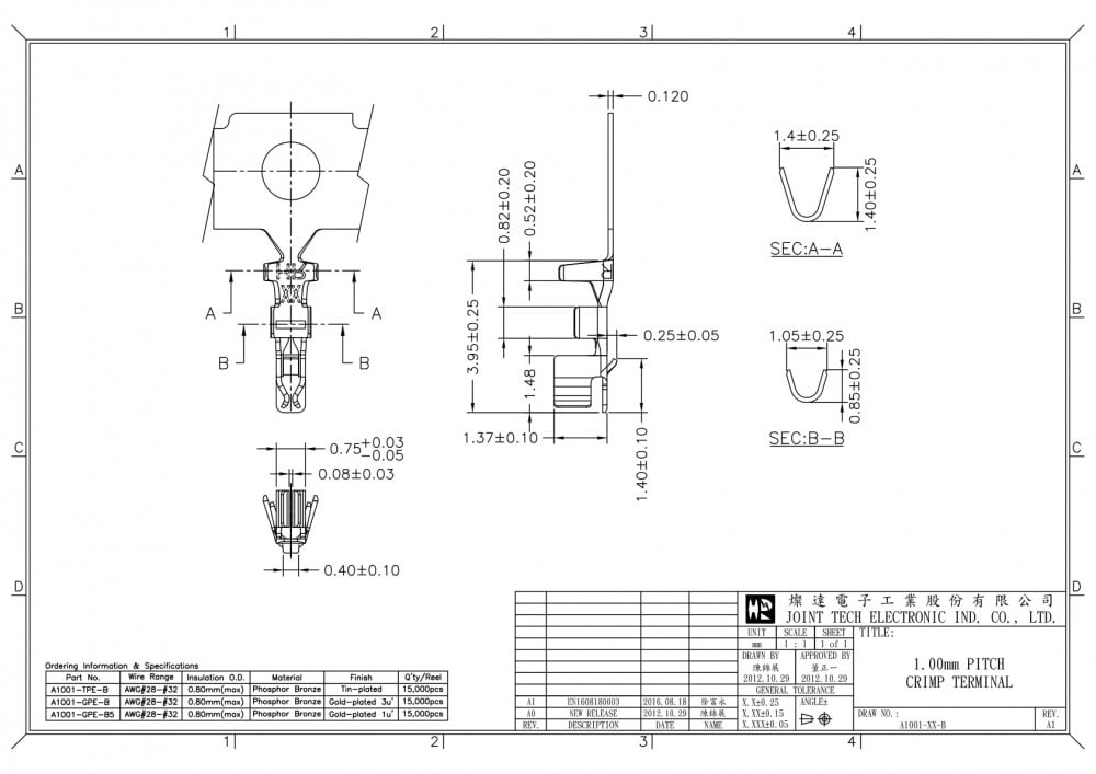 A1001-TPE-B technical document preview