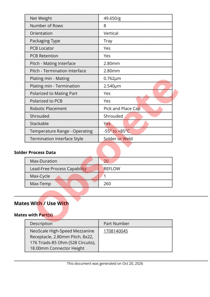 MOLEX 1708070047 technical document page 3