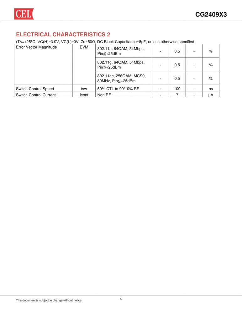 CG2409X3-C2 datasheet page 4
