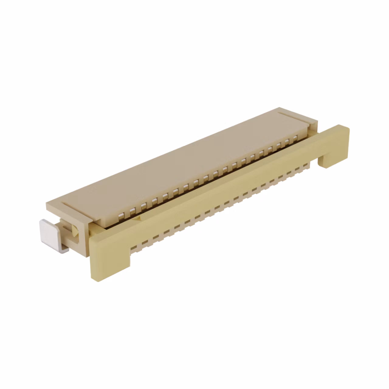 Easy-On FFC/FPC Connector, 1.00mm Pitch, Slider Series, Right-Angle, Bottom Contact, 3.00mm Height, 19 Circuits, Tin-Bismuth Plating for sale