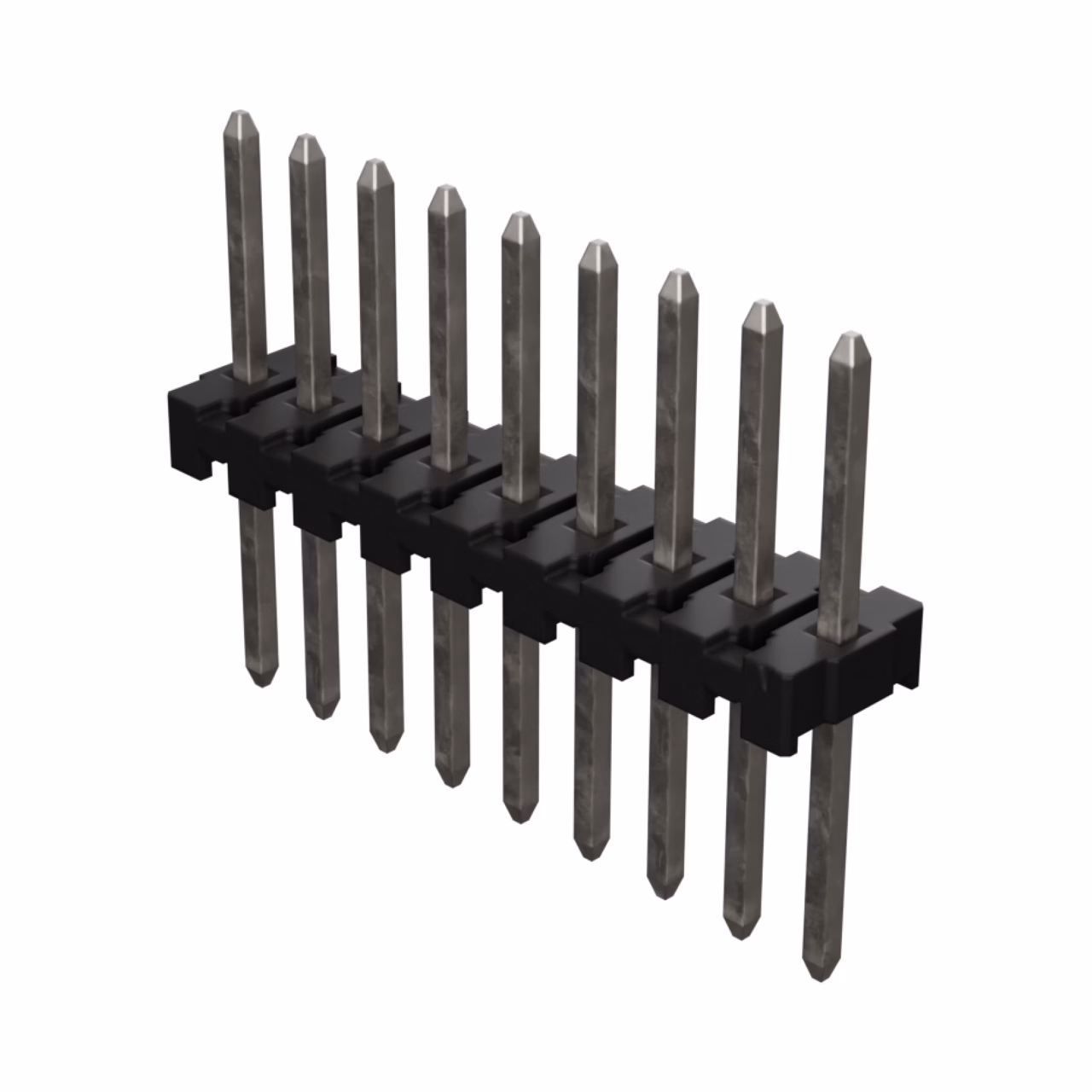 KK 396 Breakaway Header, Vertical, 9 Circuits, Matte Tin (Sn) Plating, Pin Length 26.21mm for sale