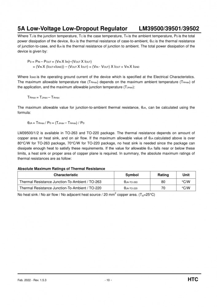 LM39502R datasheet page 10
