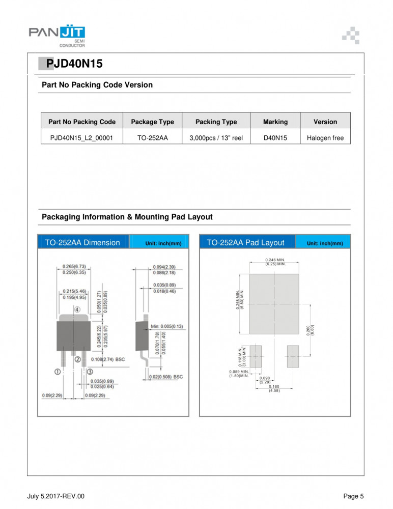 PJD40N15 datasheet page 5