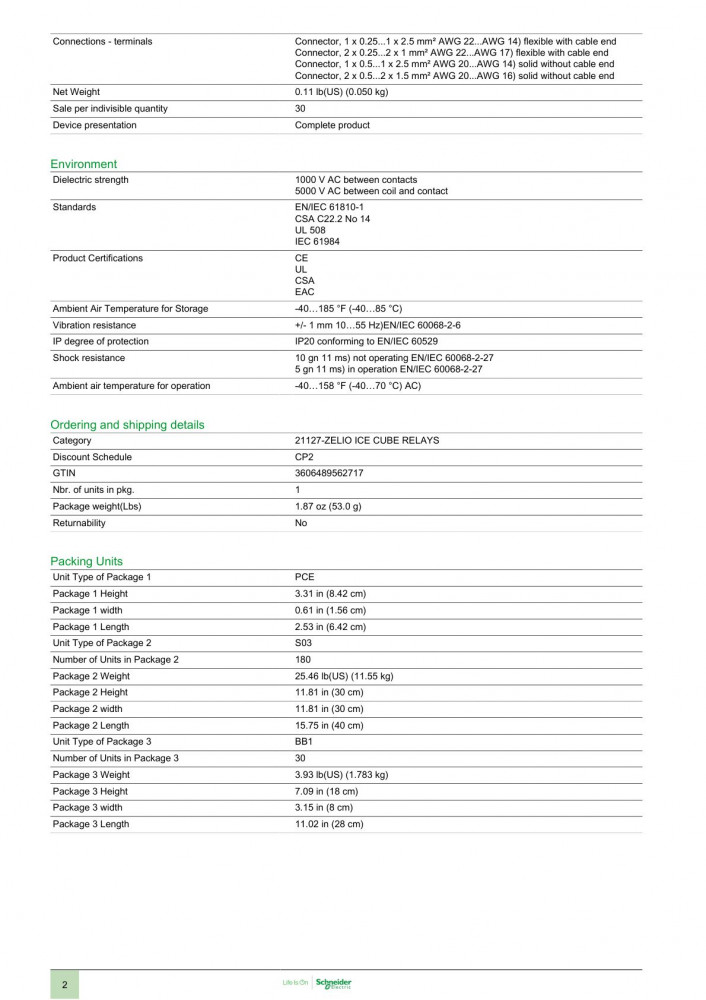 RSB1A120P7PV technical document page 2