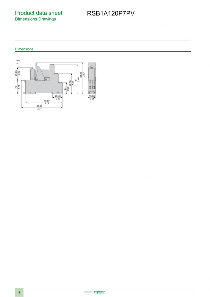 RSB1A120P7PV technical document page 4