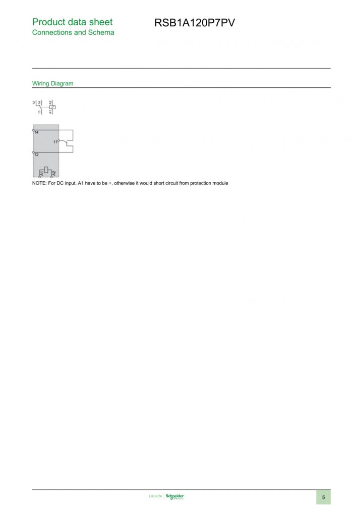 RSB1A120P7PV technical document page 5