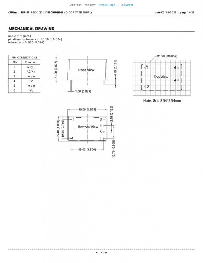 PSK-10D-12-T datasheet page 4